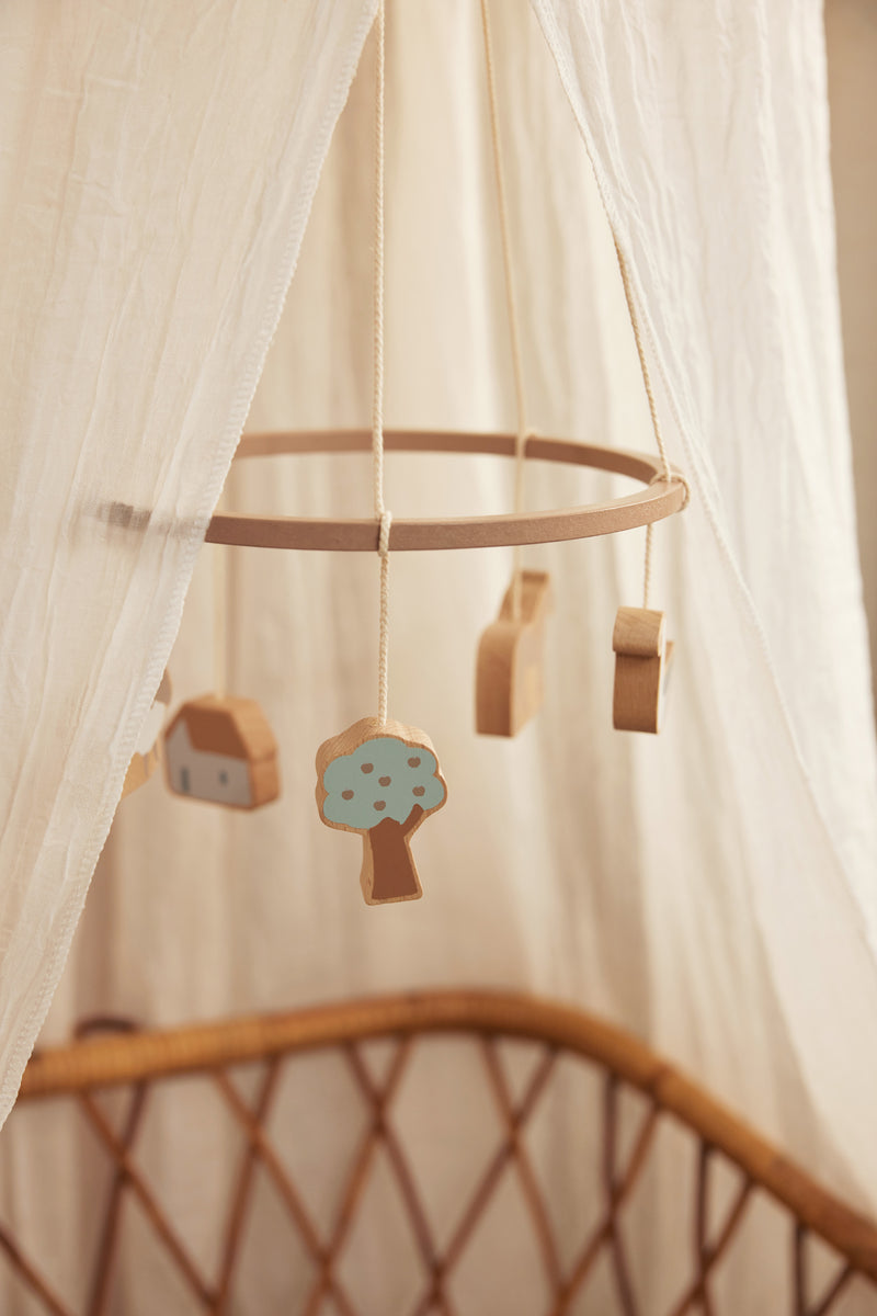 BABY MOBILE AUS HOLZ - FARM – minimaxkinderwelt